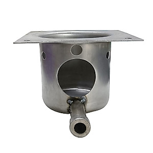 FCCUM Fire Burn Pot Replacement Parts for Traeger Pellet Grill,Compatible with Traeger Grill and Most Pit Boss Grills