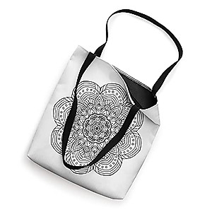 Color Your Own Tote Bag - Mandala Coloring Tote Bag