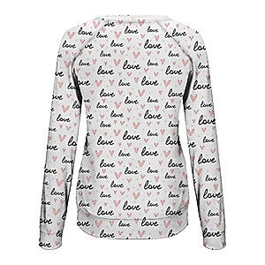 Women Valentine Shirts Cute New Years Outfit Stocking Stuffers for Teens Womens Gifts for Christmas Pink