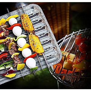 Yesland 30 Pack Disposable Aluminum Foil Pans - 13.4 x 9 x 1.1 Inch Food Containers, Aluminum Sheet Pans for Cooking, Baking, Heating, Storing, Meal Prep, Takeout