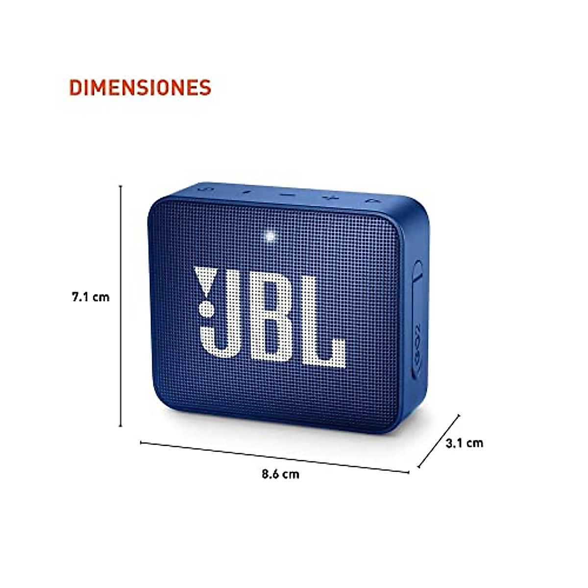 JBL GO2 - Waterproof Ultra Portable Bluetooth Speaker - Blue