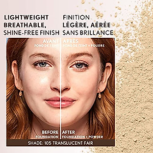 COVERGIRL Clean Invisible Loose Powder - Loose Powder, Setting Powder, Vegan Formula - Translucent Fair, 20g (0.7 oz)