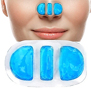 Small Gel Ice Packs for Injuries Reusable 4.3'' x 2.6'', Durable Gel Ice Packs, Flexible Cold Packs Cold Compress for Keeping The Nose, Face, or Fingers Cool Injury