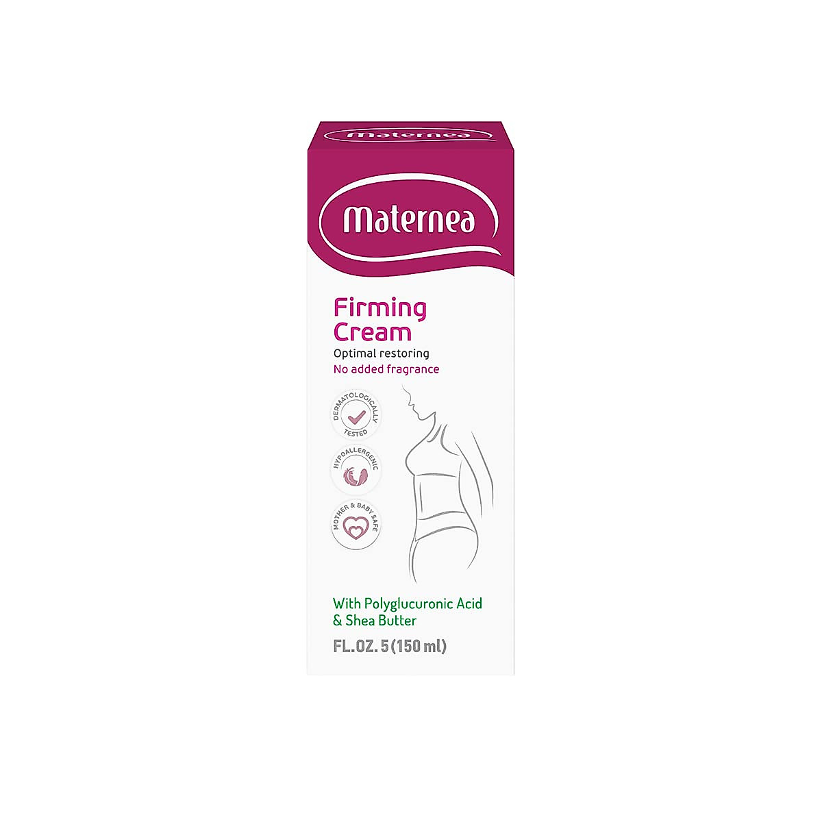 Maternea Firming Cream. Helps the skin restore its hydrated and healthy appearance after birth. – 5 FL OZ (150ml)