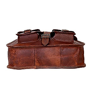 Ruzioon Goat Leather Crossbody Purse Women Shoulder Bag Satchel Ladies Travel Purse Genuine Leather