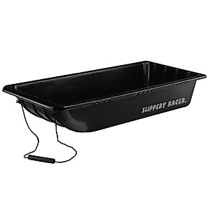 Slippery Racer Heavy Duty Durable Multi Purpose Utility Sled for Hauling, Supplies, Equipment, Gear, Hunting, ice Fishing and Wood.