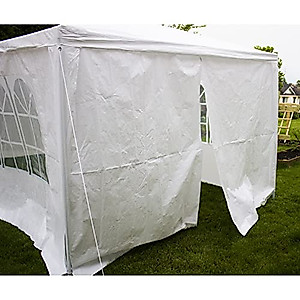 Party Tent Canopy Tent for Outdoor Wedding Party - *New Heavy Duty Design* or Camping BBQ w/Removable Waterproof Sidewalls - 30' x 10' - Backyard Expressions