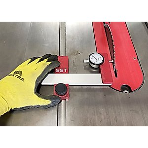 SST Saw Gauge Calibrator System | High Precision Alignment for Saws, Fences, Sleds, or Jigs | Adjustable Measurement with 1/2 In. Dial Indicator