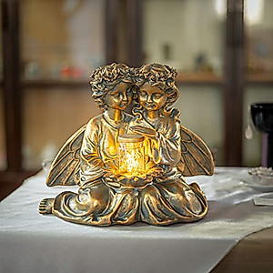 Garden Angel Statue - Praying Peaceful Angel Figurine for Yard, Gardening Gifts for Mom Grandma Lawn Fairy Ornaments Figurines for Outdoor Decor