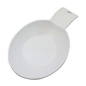Range Kleen , White Melamine Spoon Rest, 8 by 4.5-Inch