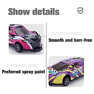 8PCS Stunt Toy Cars, 2022 Upgrade Children's Stunt Alloy Toy Car, Pull Back Catapult Stunt Toy Car, Creativity 360 Degree Jumping Flip Stunt Toy Cars Mini Model Cars for 3-6 Year Kids Boys