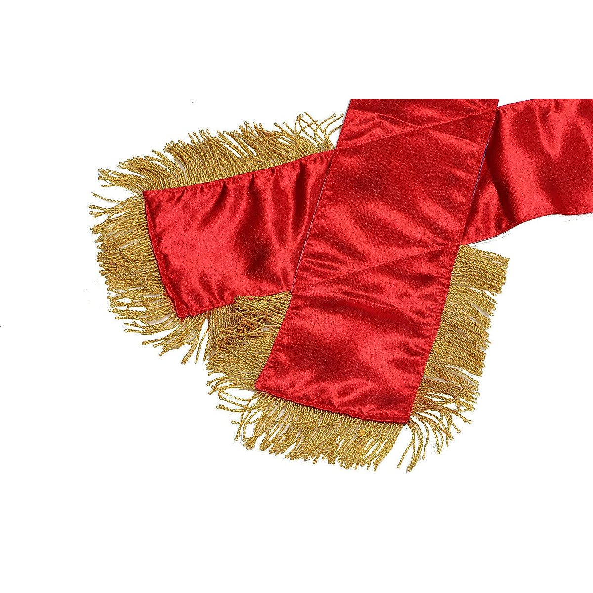 Masonic Order of the Eastern Star OES Five Color Sash With Red Lining Lot Of 5, standard size