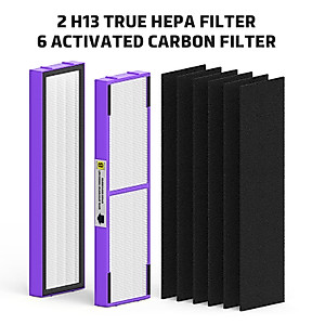 FLT4850PT HEPA Filter B Fresh Pet Replacement Compatible with Guardian Models AC4850, AC4825, AC4870, CDAP4500, AC4900, AC4300, AP2200, FLT4850PT, Violet, 2-Pack