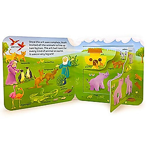 Peek-a-Flap Noah - Children's Lift-a-Flap Board Book Gift for Easter, Christmas, Communion, Baptism (Little Sunbeams)