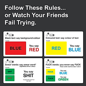 F**k. The Game - Fun Drinking Game for Adults, Perfect Party Game Night, Hilariously Social Card Game