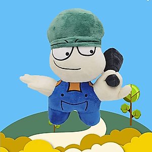 11.8in Dave and Bambi Plush，Cute Cartoon Character Anime Pillow, Soft Stuffed Animal Plush Toys Gifts for Fans and Friends(Bambi)