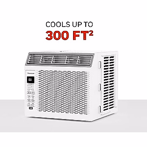 Honeywell 6,000 BTU Digital Window Air Conditioner, Remote, 4 Modes, Eco, 250 sq ft Coverage