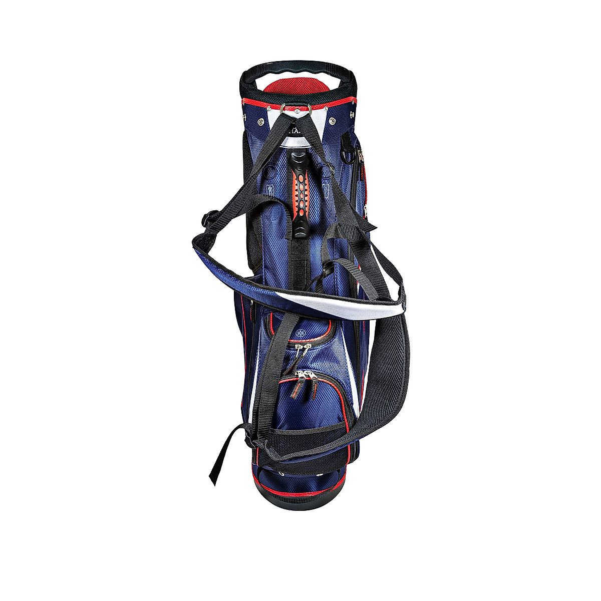 Club Champ Deluxe Stand Golf Bag, Red/White/Blue