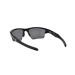 Oakley mens Oo9154 Half Jacket 2.0 Xl Sunglasses, Polished Black/Black Iridium Polarized, 62 mm US