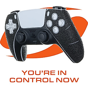 TALON Gaming Grips: GamLokR Collection – Rubber Controller Grip fCompatible with Playstation 5 Controllers (Controller Not Included) – Non-Slip PS5 Gamer Grip for Sweaty Hands – Adhesive Grip Skin