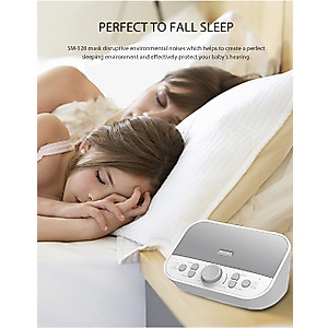 Riptunes White Noise Sound Machine w/ 28 Soothing Sounds, SM128 Enjoy Your Sleep with This Great Noise Machine
