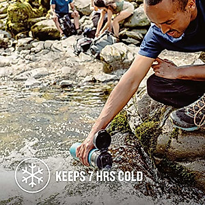 Stanley Quick Flip Stainless Steel Water Bottle .47L / 16OZ Polar – Leakproof Metal Water Bottle Kids - Push Button Locking Lid - BPA-Free Kids Thermos Water Bottle - Dishwasher Safe