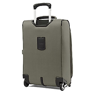 Travelpro Maxlite 5 Softside 2pc Set Expandable Carry On Upright 2 Wheel Luggage/Soft Underseat Tote, Lightweight Suitcase, Men and Women, Slate Green