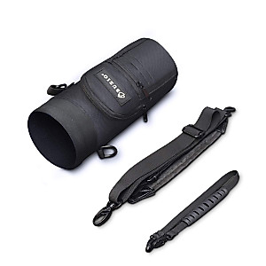 BUZIO Water Bottle Holder Carrying Pouch for 40 oz Bottles - Carry, Protect and Insulate Your Flask with This Military Grade Carrier an Adjustable Padded Shoulder Strap