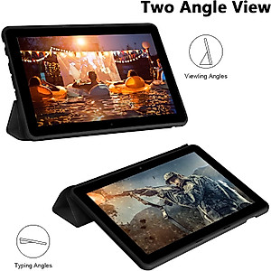 Fire HD 10 Tablet Case, Amazon Kindle Fire 10 11th 2021 Model Case, Folding Shell Stand Auto Wake/Sleep Protective Cover Case for All New Fire HD 10 & 10 Plus Tablet (11th Generation 2021 Release)