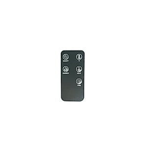 Remote Control for IKAYAA EF-30D & Homgeek EF-30D LED 3D Electric Infrared Fireplace Space Stove Heater