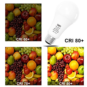 SAGFU 4-Pack 3 Way LED Light Bulbs,3 Way Light Bulbs 50 100 150W Equivalent,A19 Three Way Light Bulbs 520 1120 1700Lm Soft White 3000K, E26 Medium Base for Bedroom Living Room Study 2