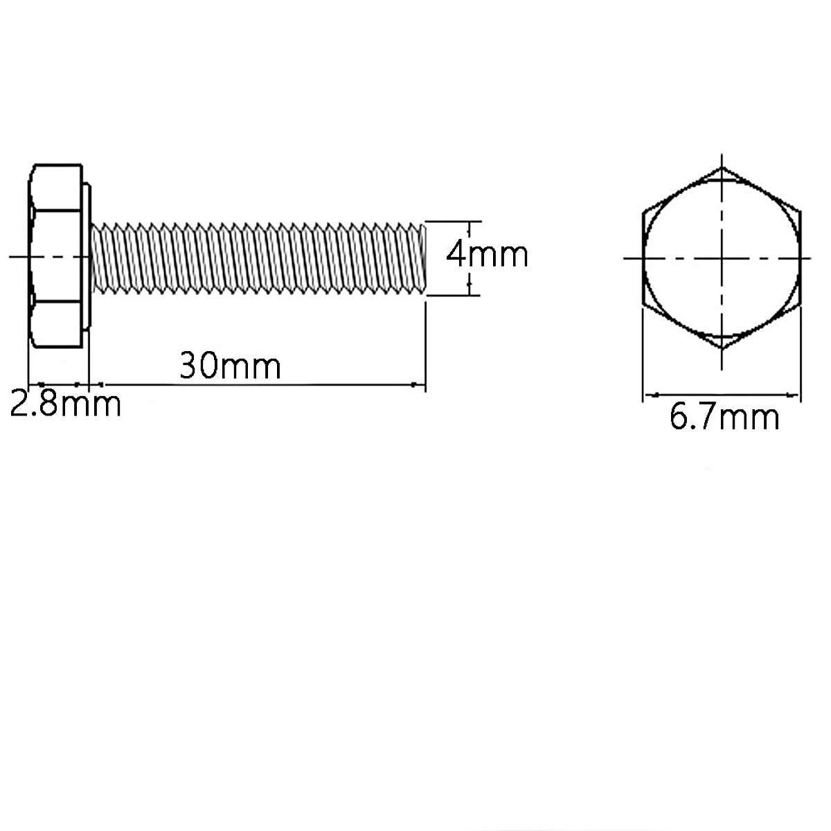 NACX 10mm Threaded Expansion Bolts Drop-in Anchors Kit Sleeve Anchors, Zinc Plated, Carbon Steel, 15Pcs