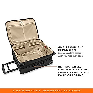 Briggs & Riley Uprights, Black, 21-inch Baseline Global Carry-On