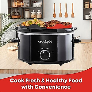 AMR 2in1 Slow Cooker Liners for 5-6 QT Crockpots, Silicone Crockpot Liner for Cooking 2 Dishes, Leak Proof & Dishwasher Safe