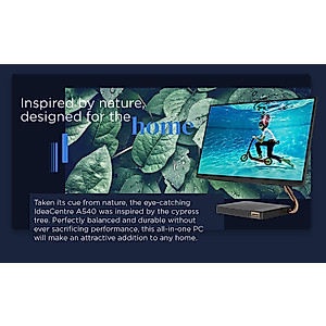 Lenovo Ideacentre 27" QHD Touchscreen All-in-One PC with 16GB DDR4 RAM, 512GB PCIe SSD, Intel 8 Core i7-9700T Processor up to 4.3 GHz, Windows 10 Home