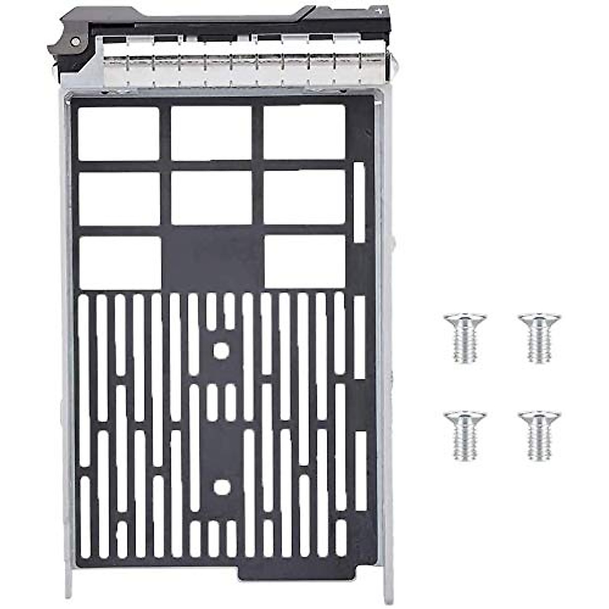 AIHG 2pcs 3.5" SAS SATA SATA Hard Drive Caddy Tray Enclosure Compatible for DELL PowerEdge R310 R320 R410 R415 R510 R515 R610 R710 T610 T710 KG1CH F238F (KG1CH-2PCS)