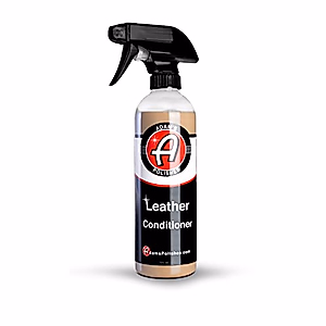 Adam's Leather Conditioner 16oz - Conditions Leather, Vinyl, and Plastic Interior Surfaces - Contains Premium UV Blockers for SPF 65 Protection - Long Lasting Protection