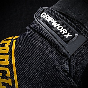 Ironclad BGW-04-L Gripworx Series Gloves, Black, Large