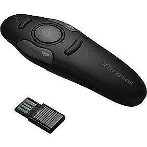 Targus Wireless Presenter Laser Pointer for Professional Presentation with Simple Control, Bluetooth Connection (AMP16US-52)
