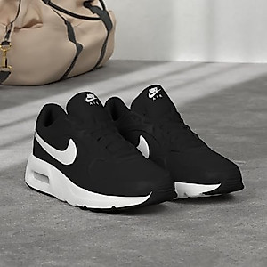 Nike Men's Low-Top Sneakers, Black/White, 7