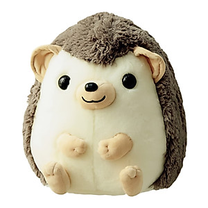 CHDGIOHA Cute Hedgehog Stuffed Animal Plush Body Pillow,Kawaii Hedgehog Plushie Throw Pillows,Chubby Little Hedgehog Pillow Dolls,Super Soft Plush Toys,Birthday Gifts for him & her (Gray,Large)