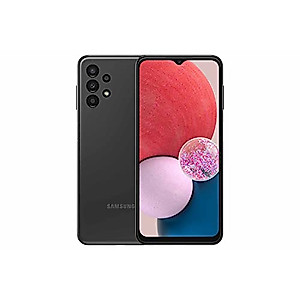 SAMSUNG Galaxy A13 (SM-A137F/DS) Dual SIM, 64GB + 4GB, Factory Unlocked GSM, International Version (Fast Car Charger Bundle) - No Warranty - (Black)