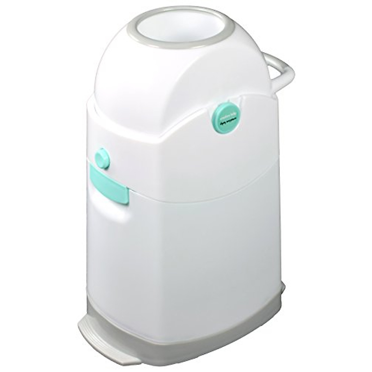Creative Baby Tidy Diaper Pail, Pearl, Pearl/Blue/White/Gray, One Size, 1 Count (Pack of 1)
