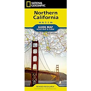 Northern California Map (National Geographic Guide Map)