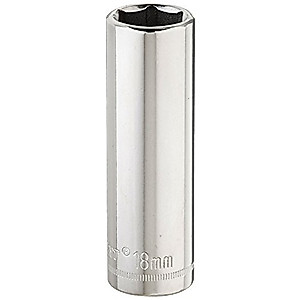 Crescent 1/2" Drive 6 Point Deep Metric Socket 18mm - CDDS77N