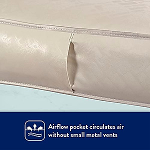 Kolcraft BabyPedic Bubbie Extra Firm Coil Waterproof Baby Crib Mattress and Toddler Mattress, Airy Comfort, Greenguard Air Quality Certified - Made in USA, 52"x28"