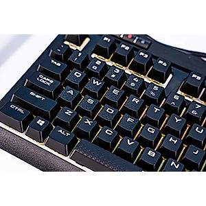 Cherry MX Key Switch FPS Backlit keycap Gray 13 Keys, Used for Corsair Gaming Keyboard! (Black)