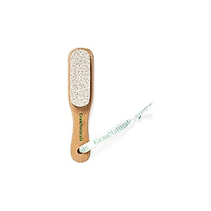 GranNaturals Pumice Stone for Feet with Handle - Corn and Callus Remover, Exfoliator & Scrubber for Dead + Dry Skin on Feet and Pumice Stone for Hands - Corn Removers for Feet