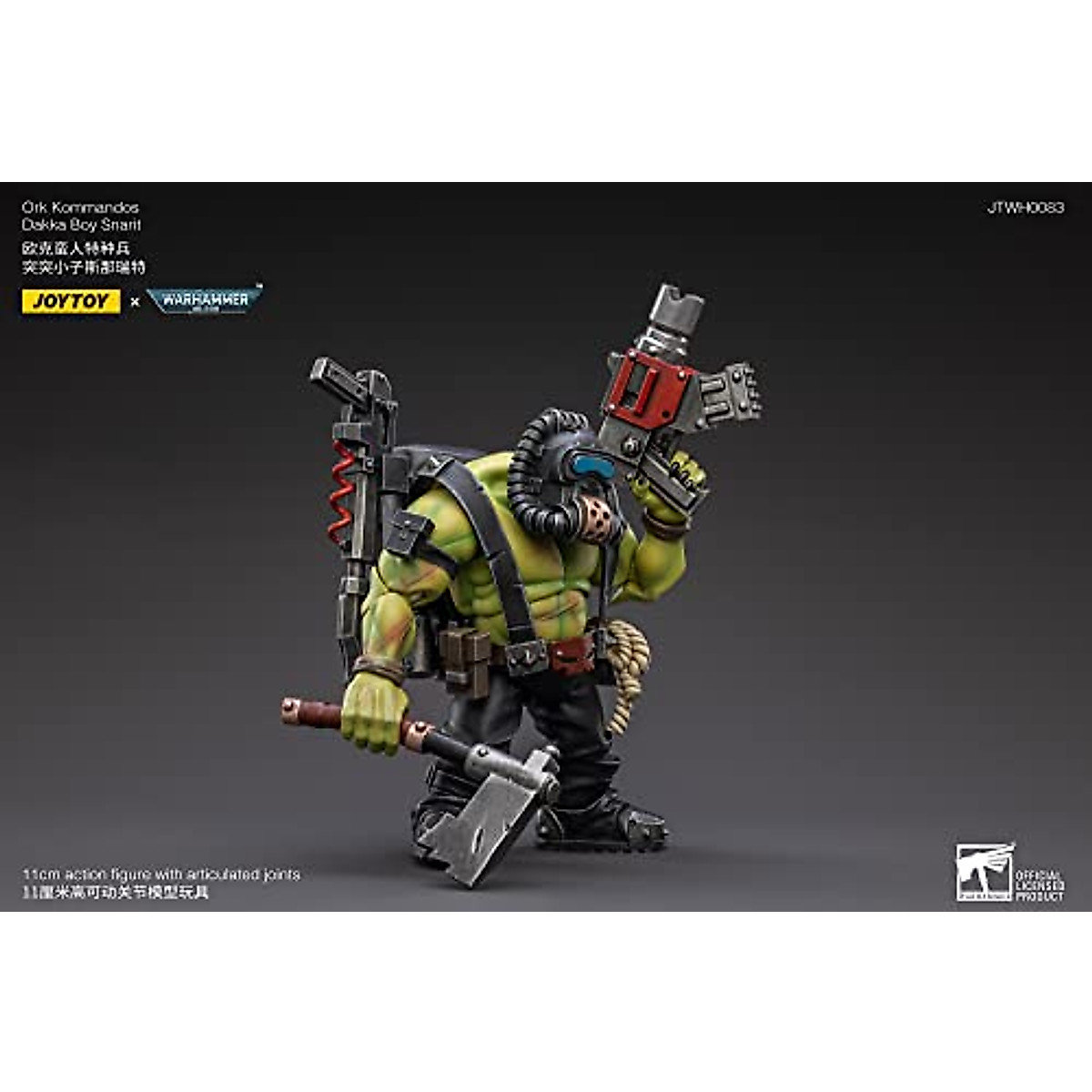 BLOOMAGE JOYTOY (BEIJING) TECH Warhammer 40K: Ork Kommandos Dakka Boy Snarit 1:18 Scale Action Figure