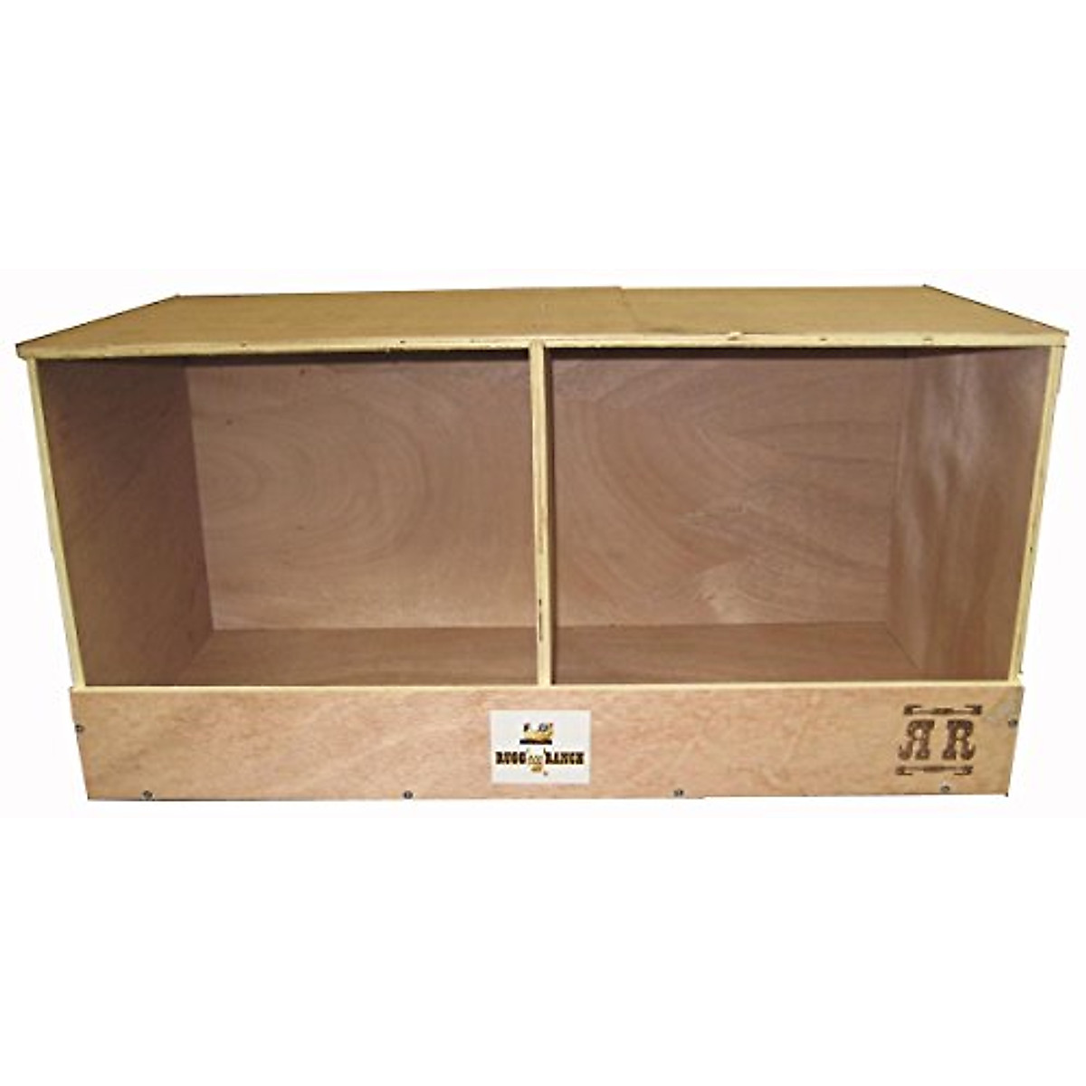 Rugged Ranch Products DUPLEX Nesting Box for Chicken, 12 by 12 by 12-Inch